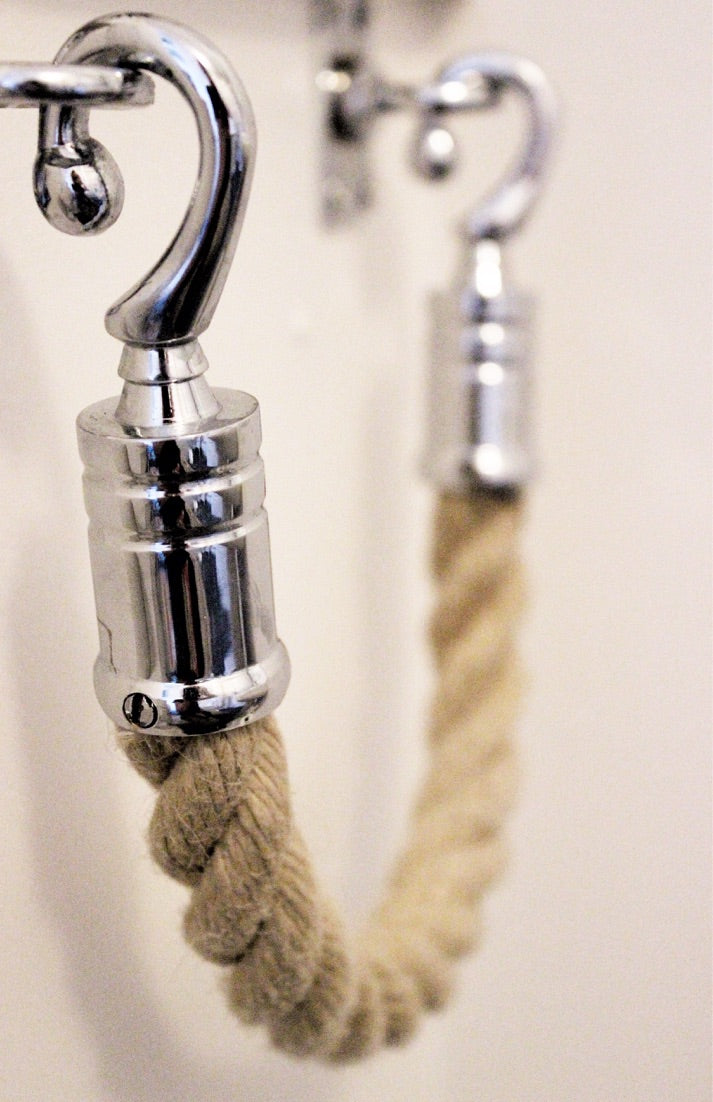 Rope Toilet-Roll Holder | Nautical bathroom decor | Coastal bathroom ...